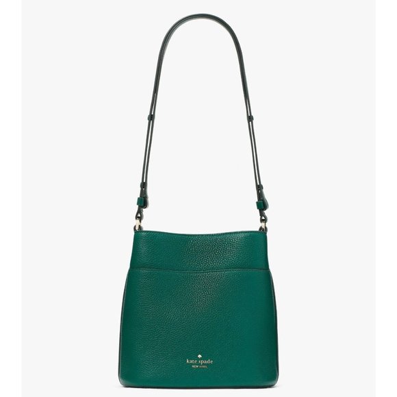 kate spade | Bags | New Kate Spade Leila Small Bucket Bag Pebbled ...